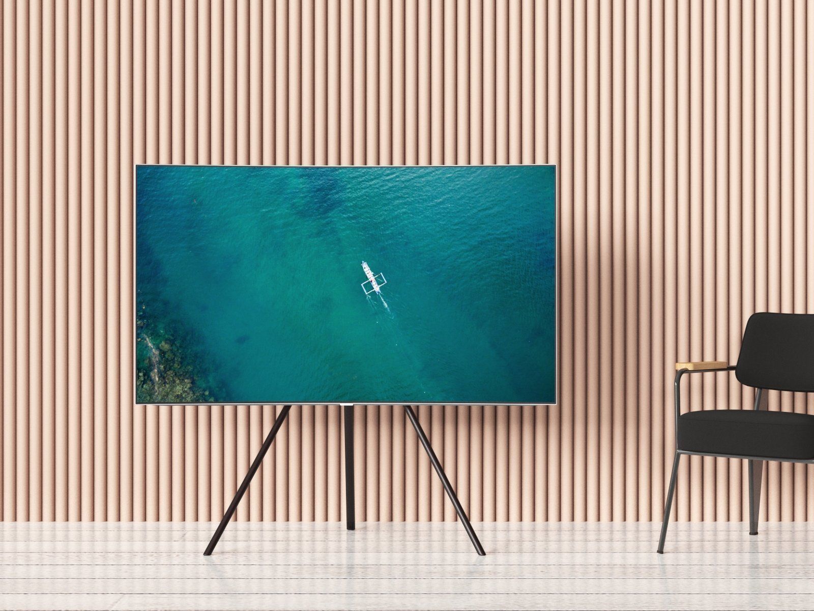 1. LCD TV with Stand Free Sketchup Model