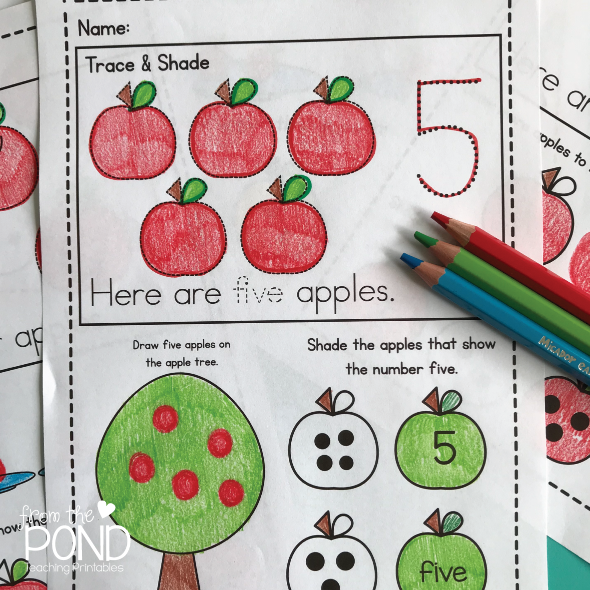 Learn Numbers - Apple Style! | From the Pond