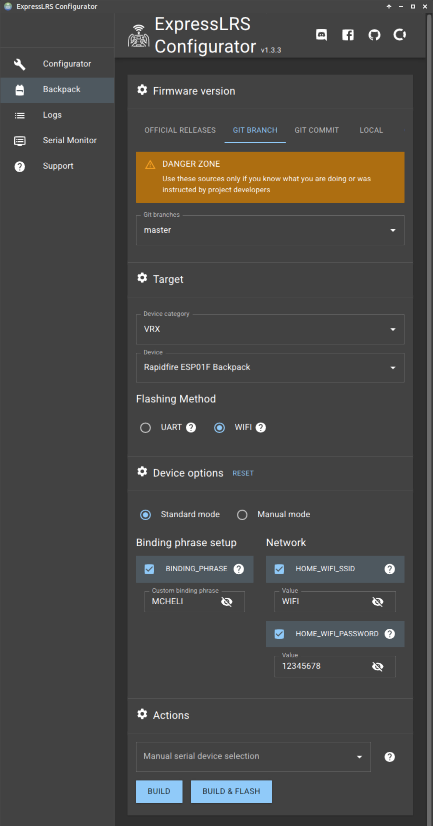 FPV & Микро: ExpressLRS BackPack - управление видеоканалами посредством пульта