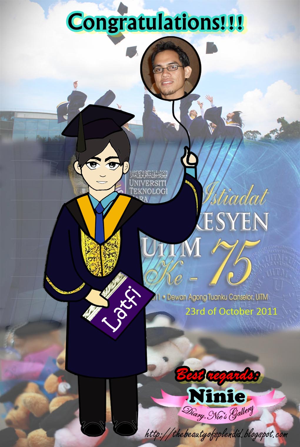 Diary.Nie's Gallery: Convocation Doodles for Friends (Some)