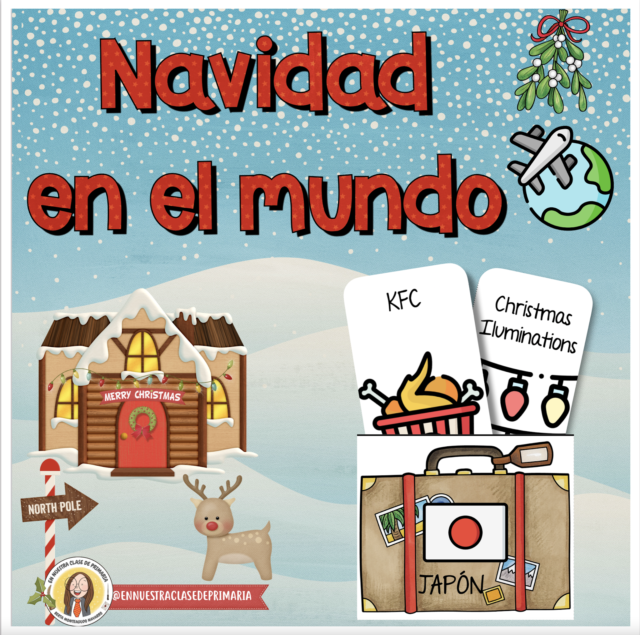 En nuestra clase de Primaria: Navidad en el mundo