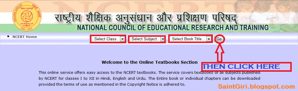 NCERT BOOKS ~ Saint Giri School Blog
