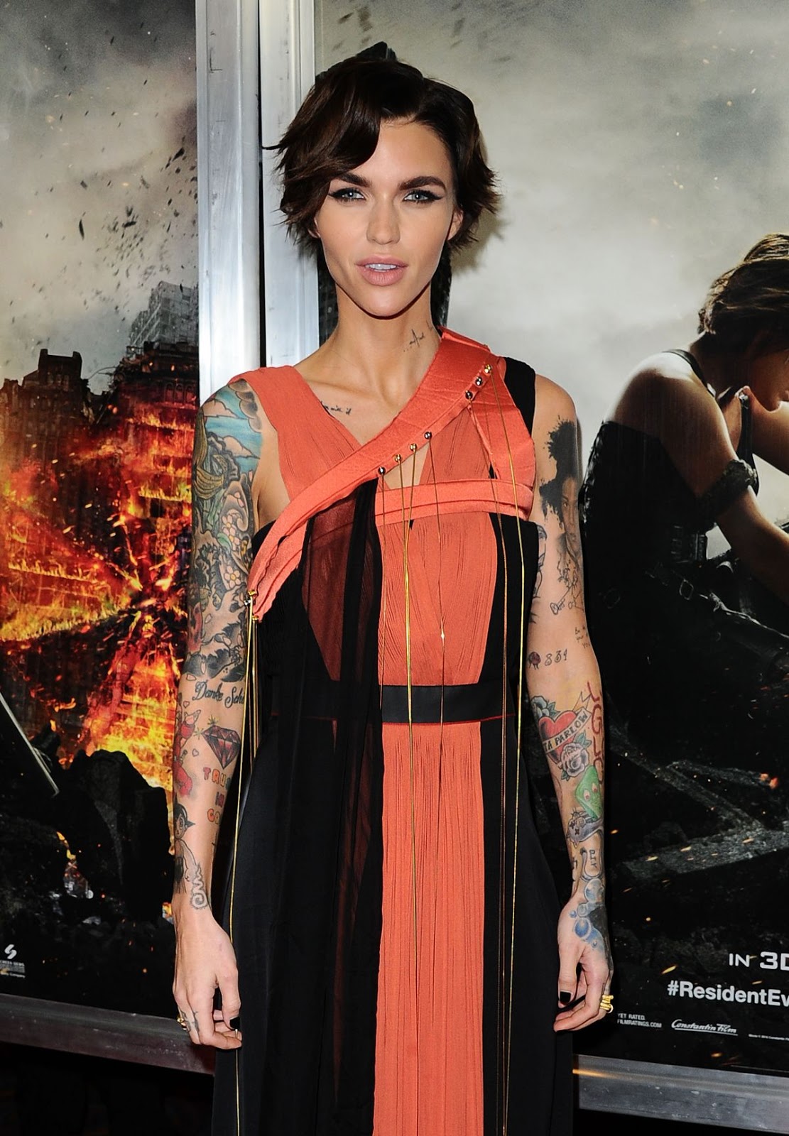 Ruby Rose Resident Evil The Final Chapter Premiere In Los Angeles Januray 2017