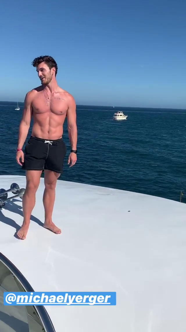Alexis_Superfan's Shirtless Male Celebs: Michael Yerger shirtless IG video