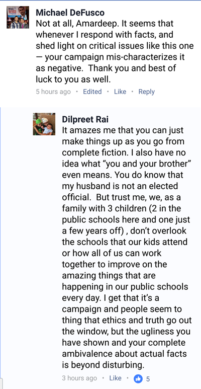 Stevens newspaper endorses Ravi for Mayor! (DeFusco gets SAD)