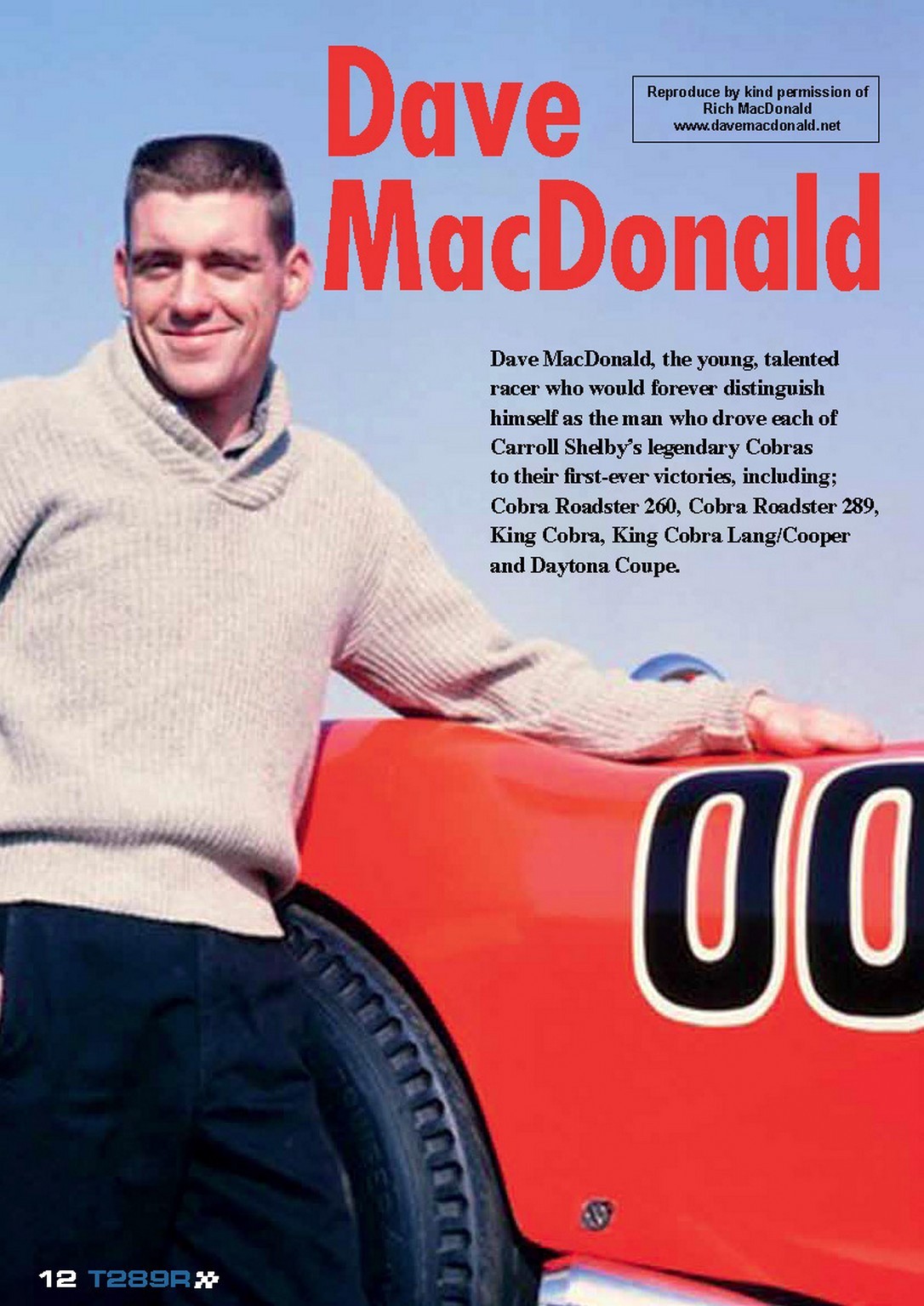 Los Angeles Morgue Files: Road Racing Champion David MacDonald 1964 ...