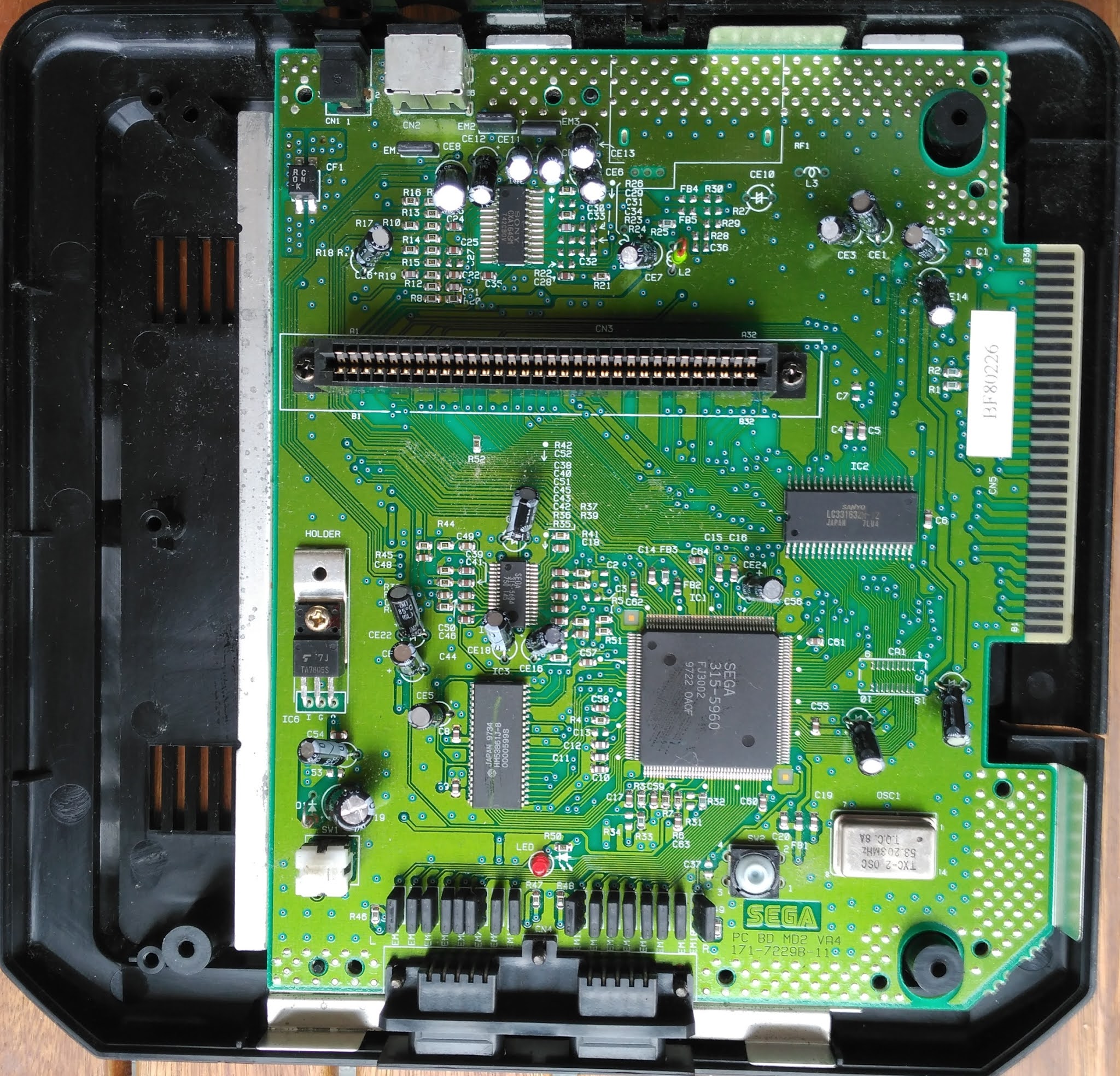 Sega Mega Drive II (modelo MK-1631-50) (PC BD MD2 VA4) (1993), Retro ...