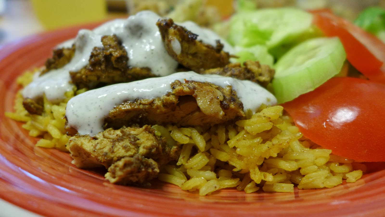 Vegan Family Home Cook: NYC Halal Cart-Style Chick’n or Tofu, Yellow ...