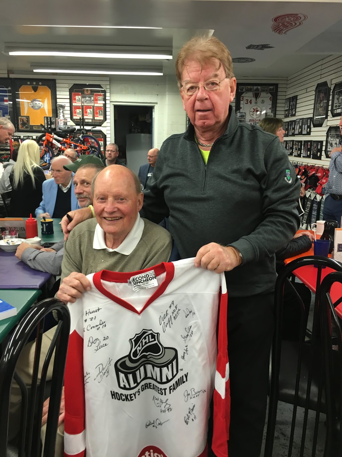 Hockey Then & Now: CELEBRATING WITH DON LUCE