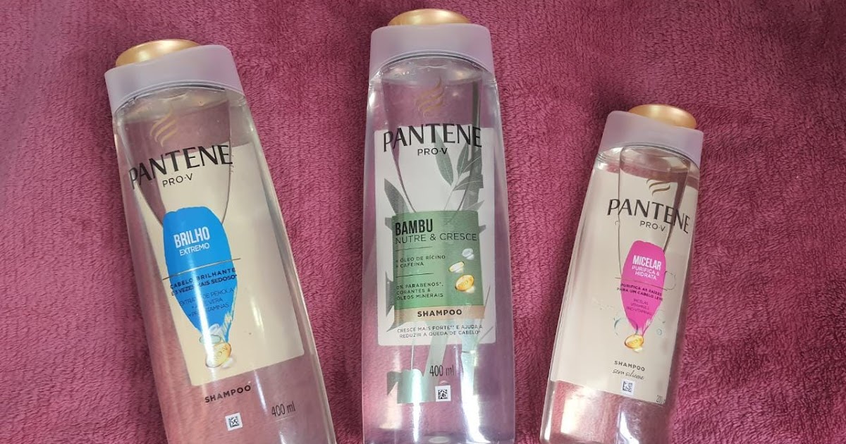 Carol na Rede: Shampoo transparente Pantene