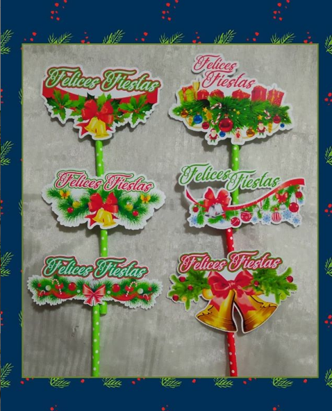 Topper para Mini Cake Navidad - Mis Toppers Tus Toppers