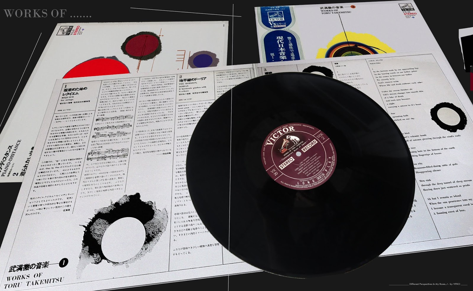 Different Perspectives In My Room...!: TORU TAKEMITSU – [武満徹の作業] Works ...