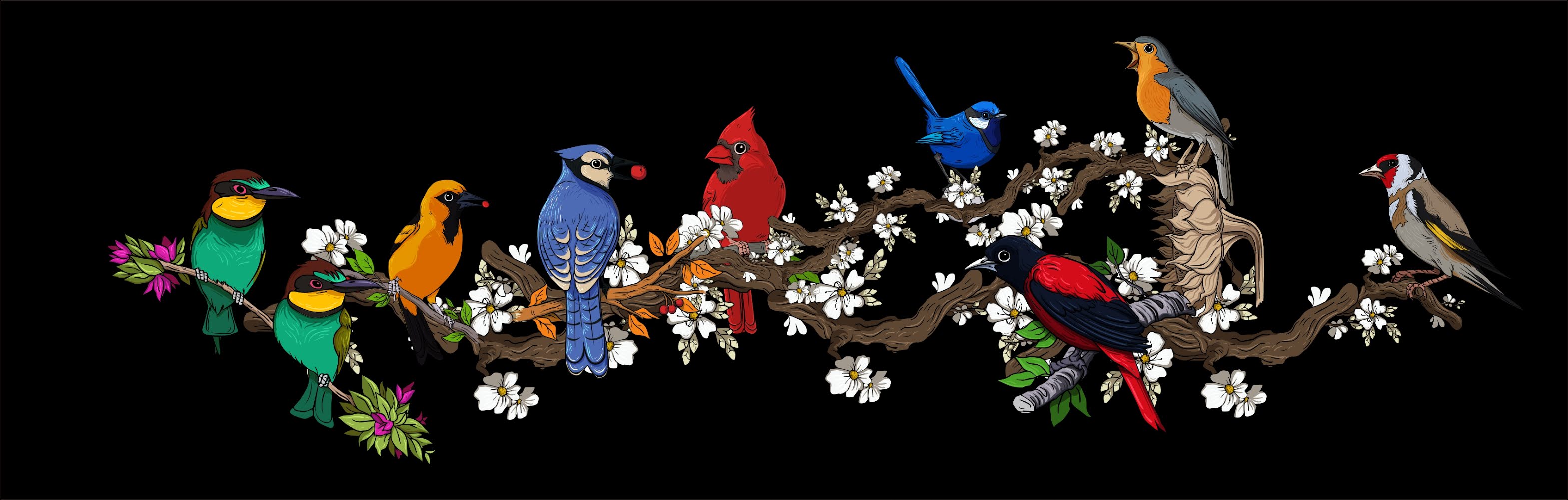 Free Download Love Bird Vector CorelDraw - Phorel Design