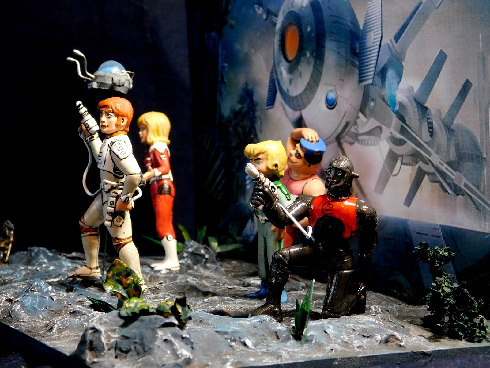 Happyscale-Modellbau: Captain Future - Hasbro Figuren (neu bemalt)