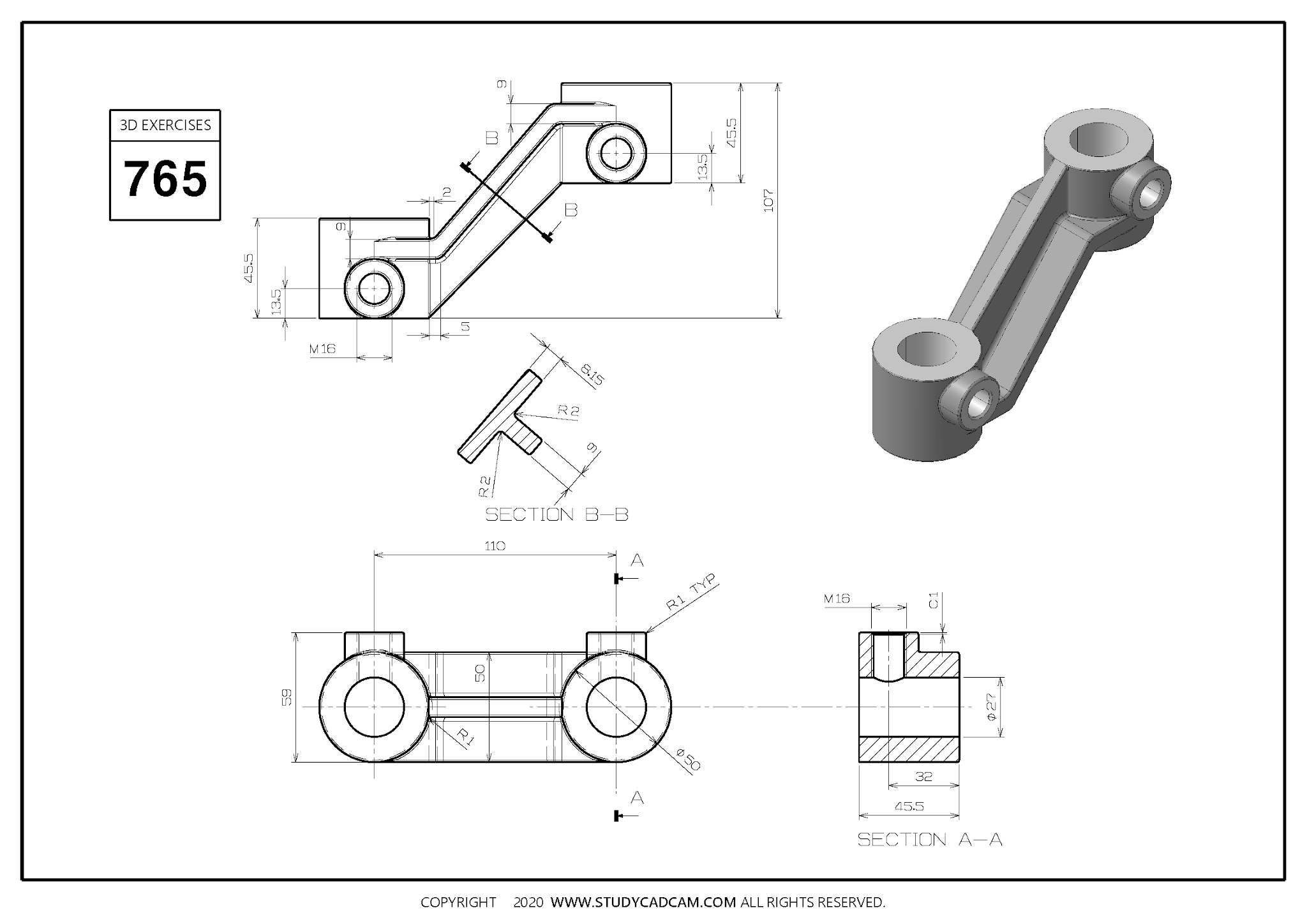 3D CAD EXERCISES 765