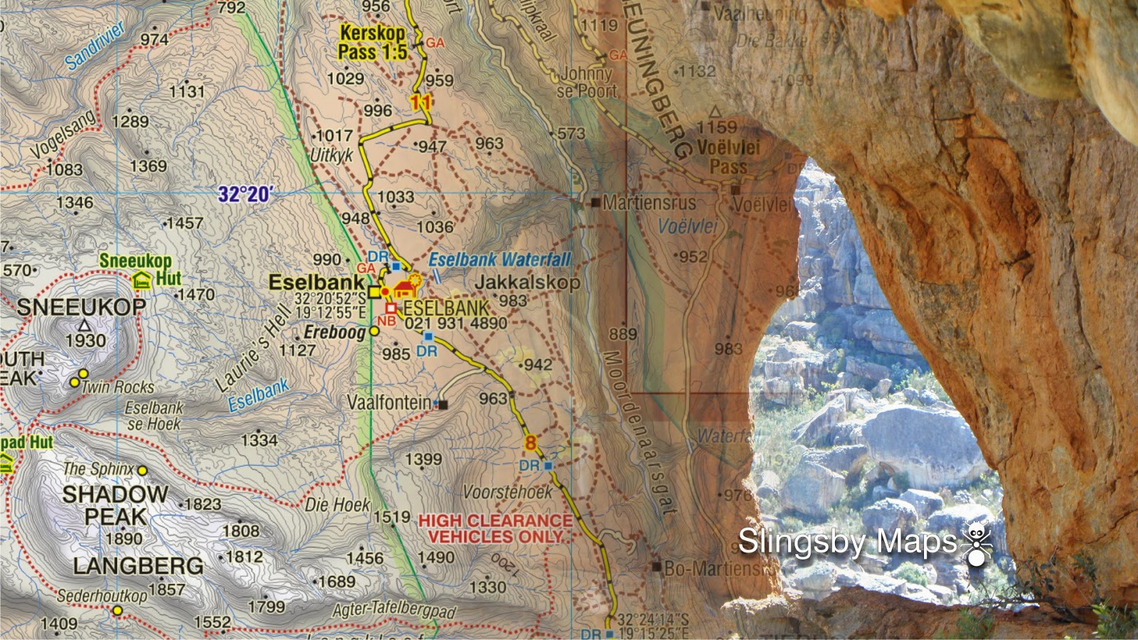 Hike the Cederberg: the Map: Report Back #33: new Cederberg Touring map ...