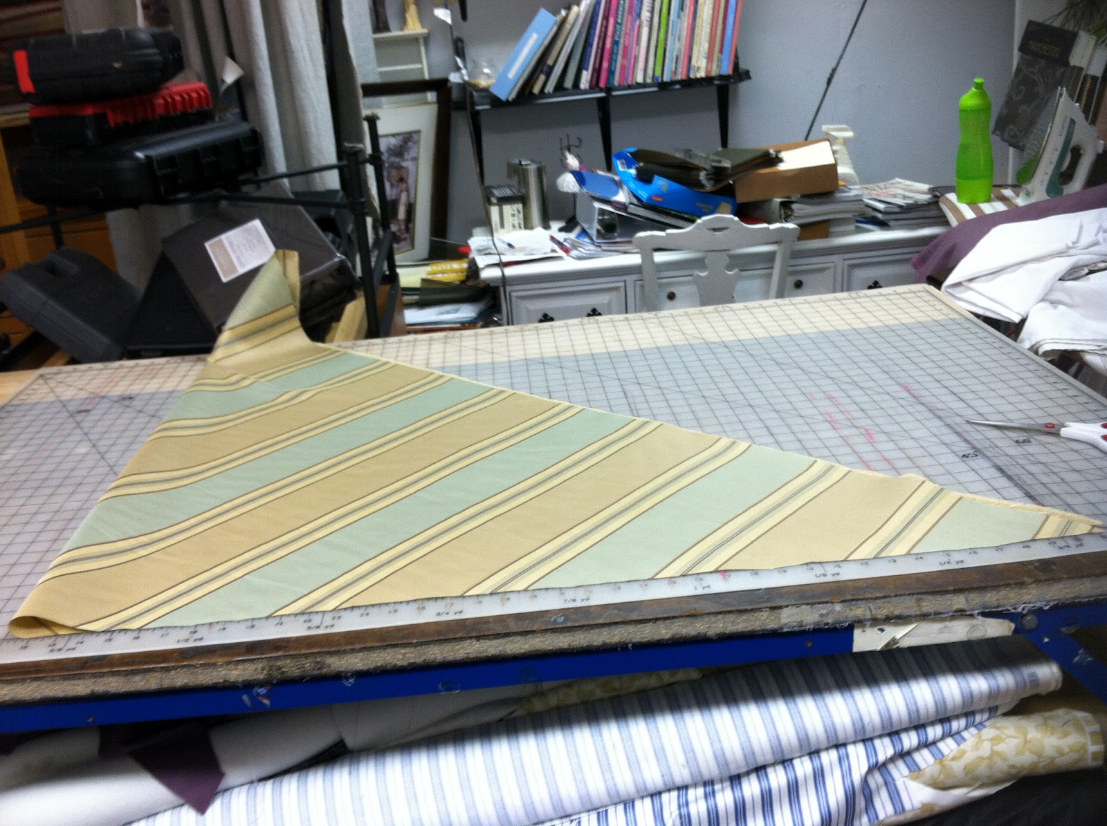 The Drapery Lady: Wing Chair Slipcover Instruction