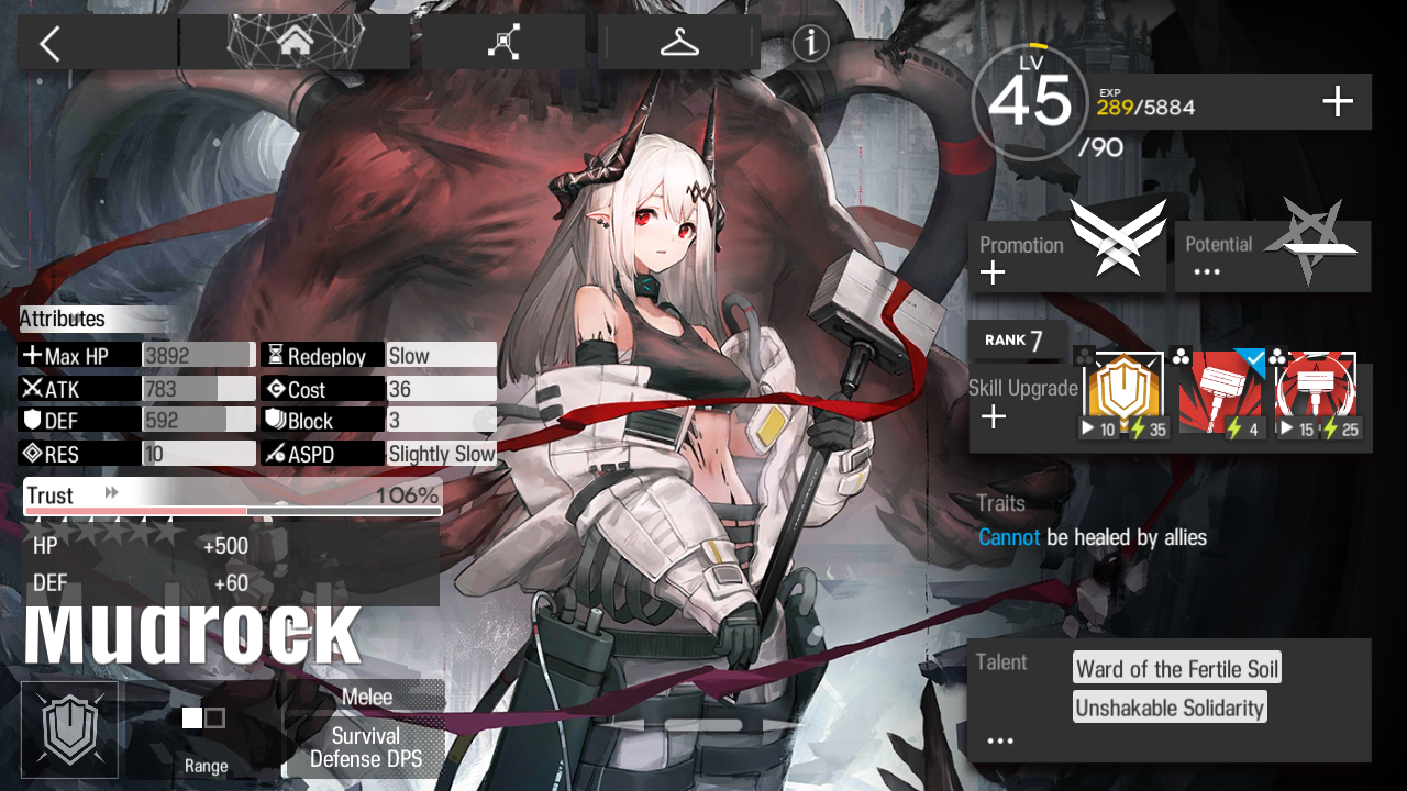 [Arknights] รีวิว Mudrock