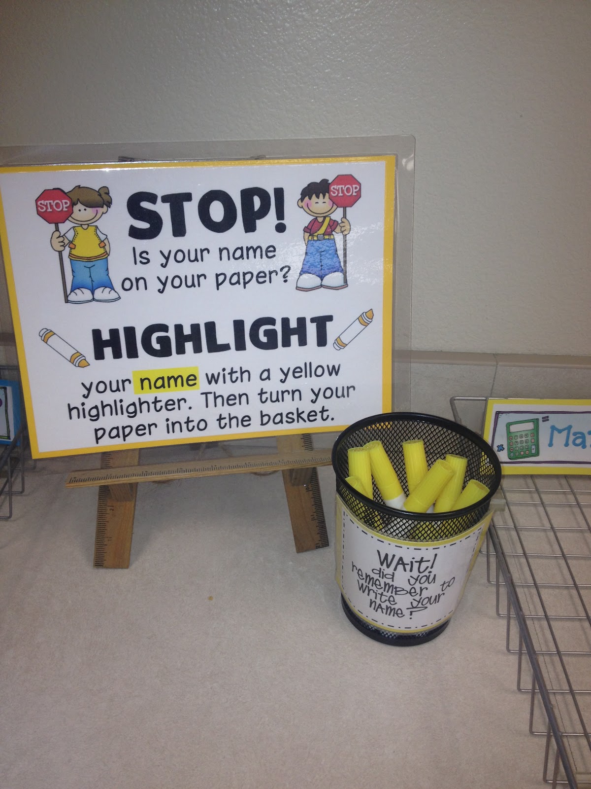 How to get students to write their name on their paper EVERY TIME ...