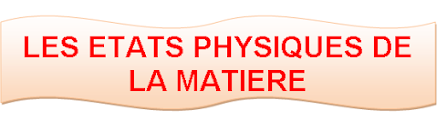 2 ) - Les états physiques de la matière