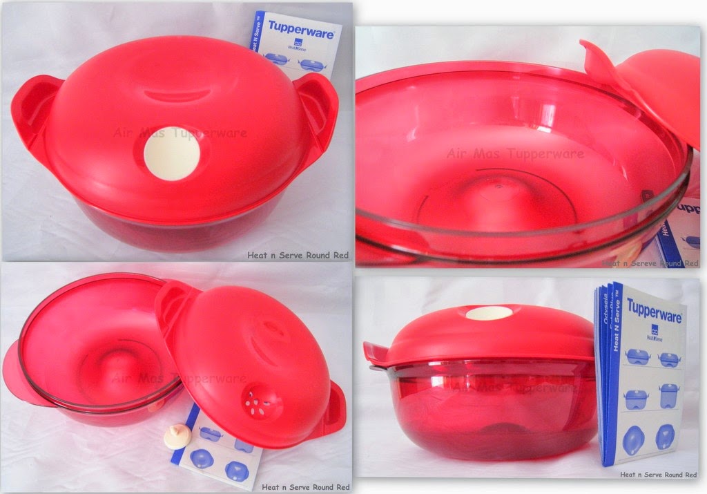 Air Mas Tupperware Collection: Heat n Serve Round (Red) [SOLD OUT]