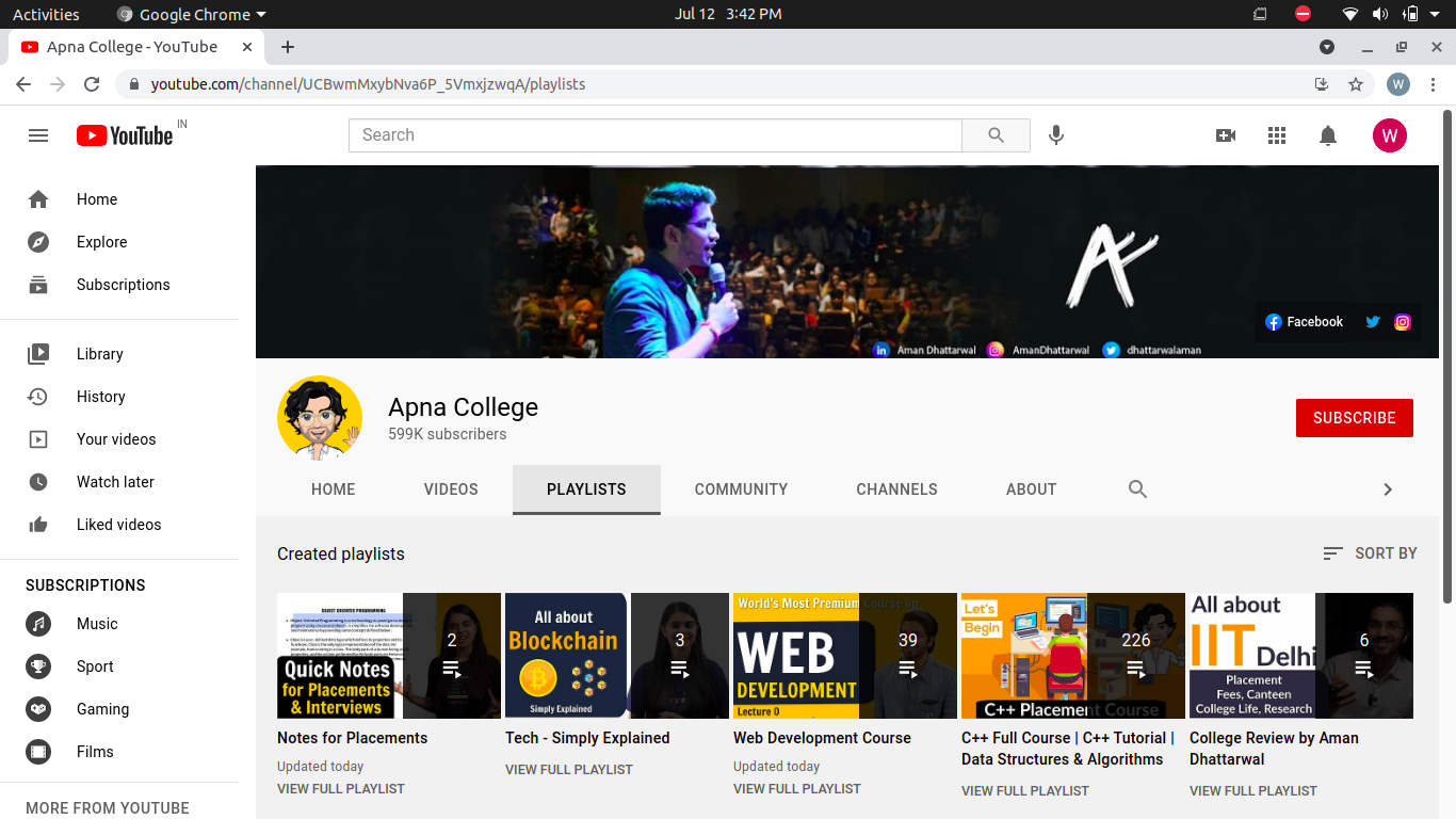 Web Development Full Course By Apna Collage If You Want To Learn From Video Tutorials