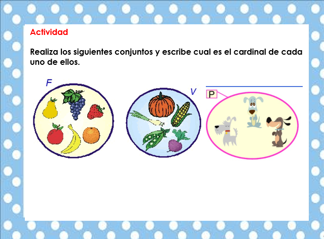 MATEMÁTICAS: CARDINAL DE UN CONJUNTO