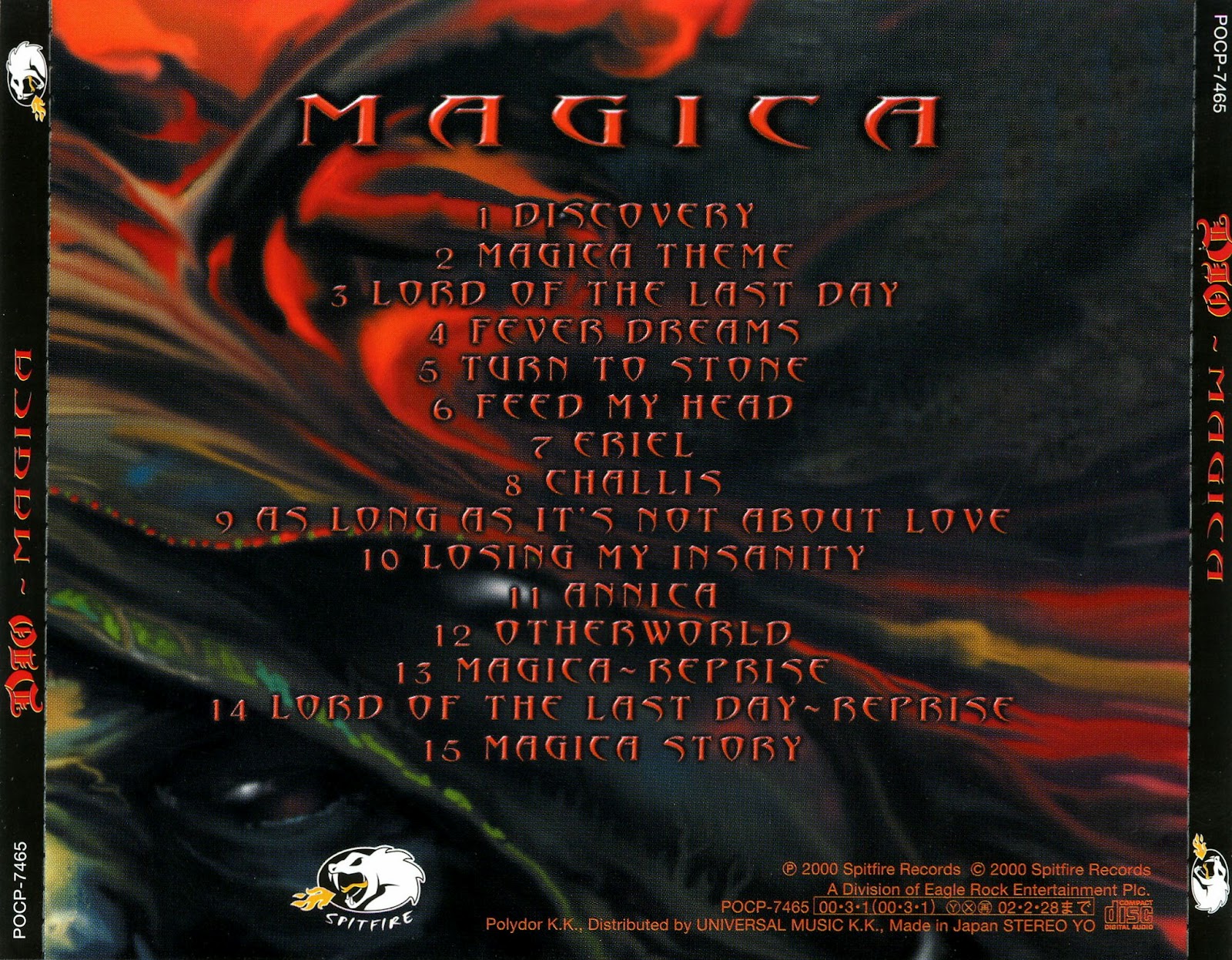 BlooD AnD HonoR MetaL: Dio - Magica (2000)