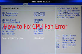 [100 % fixed ] fan error-How do I fix the fan error on my laptop/pc ...