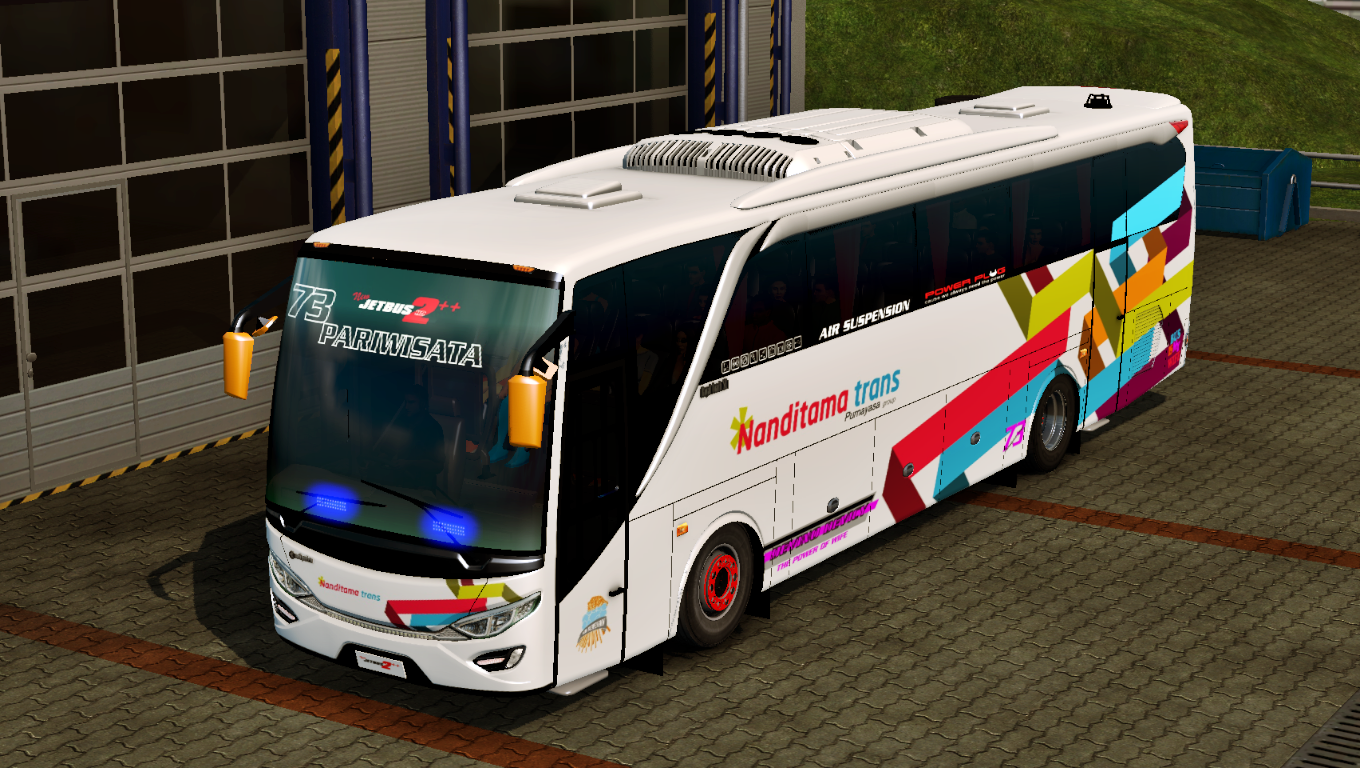 Livery JetBus Setra HD2 Adiputro | Elank Dwi Anggara