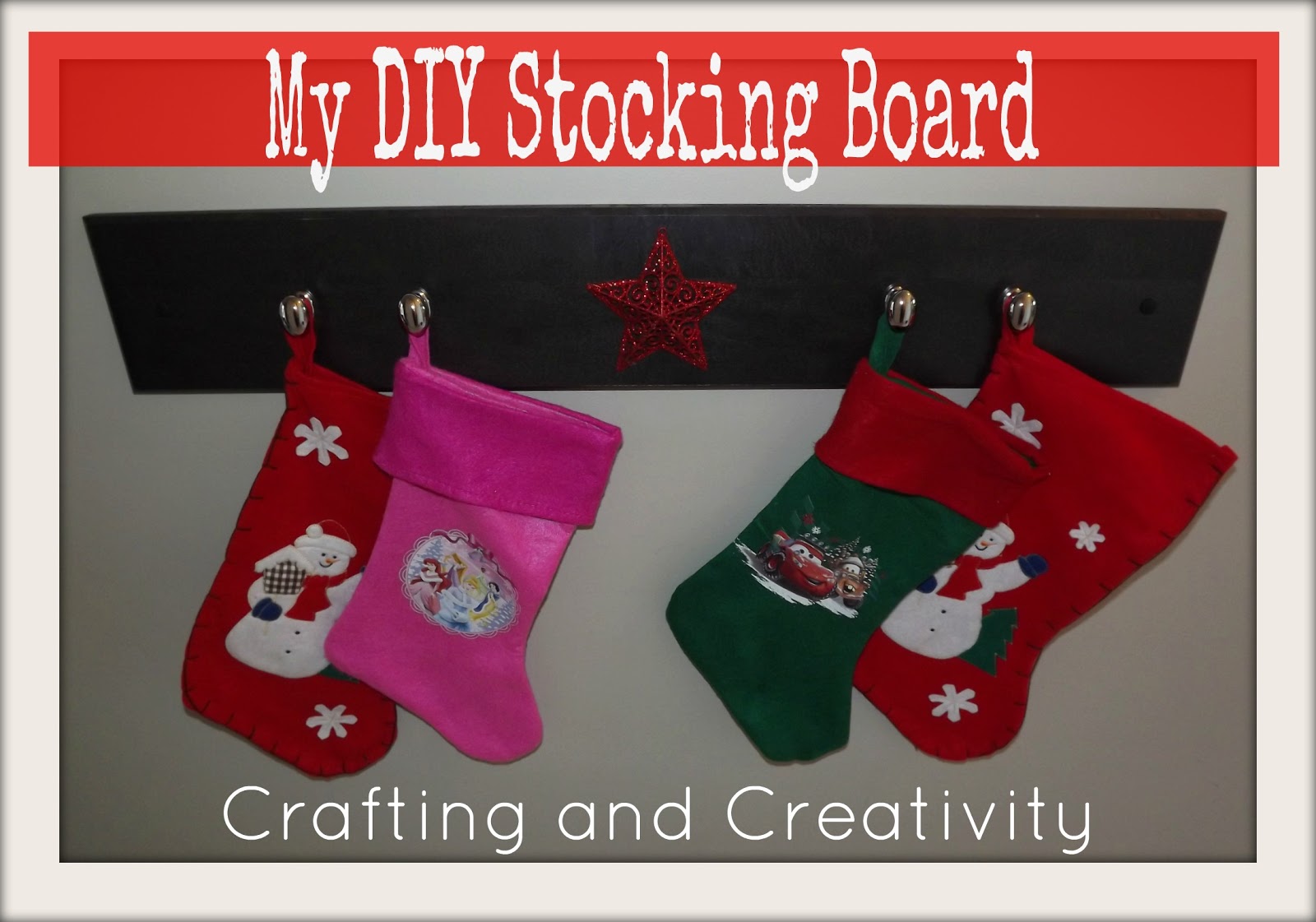 Crafting and Creativity: My DIY Stocking Board