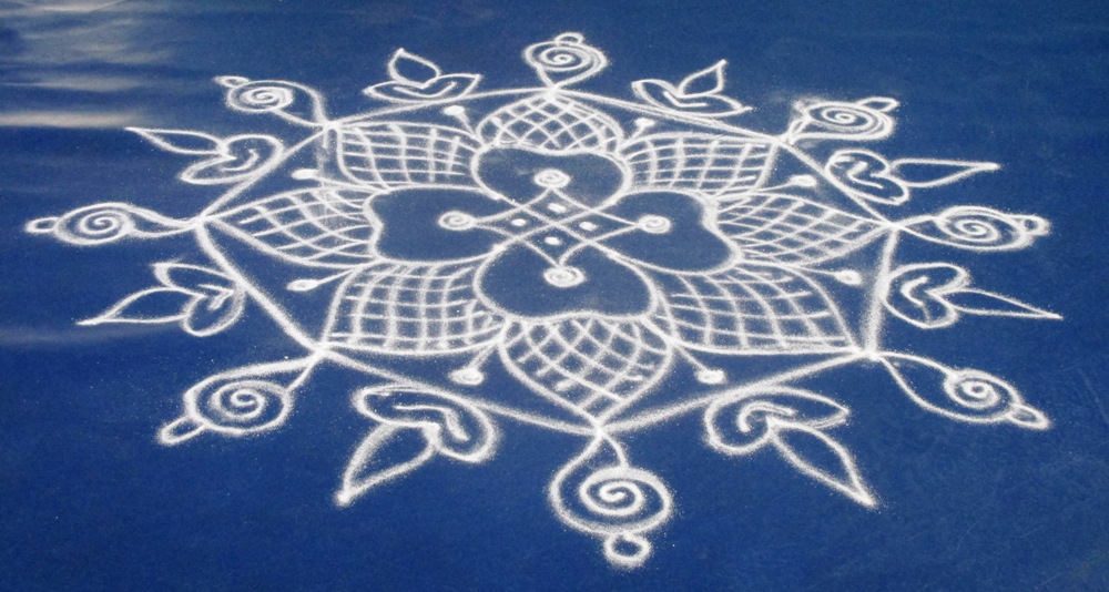 Free hand kolam designs