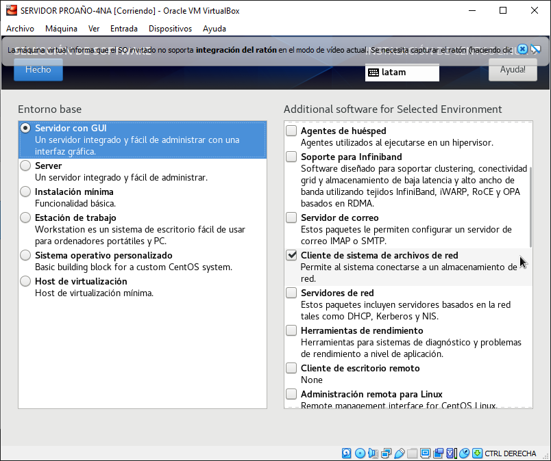 APLICACIÓN DE SISTEMAS OPERATIVOS: Instalación de CentOS