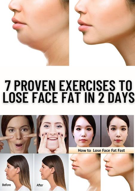 7 Proven Exercises to Lose Face Fat In 2 Days - wellness days