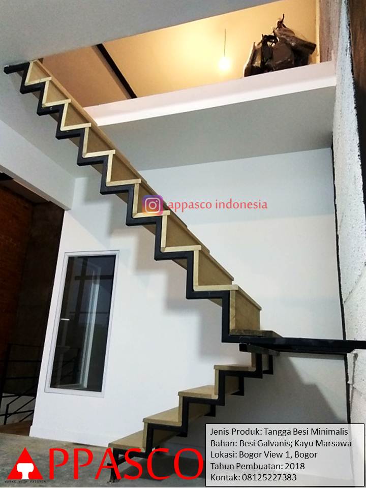 Tangga Besi Untuk Mezzanine Model Minimalis Modern di Bogor View - Jual ...