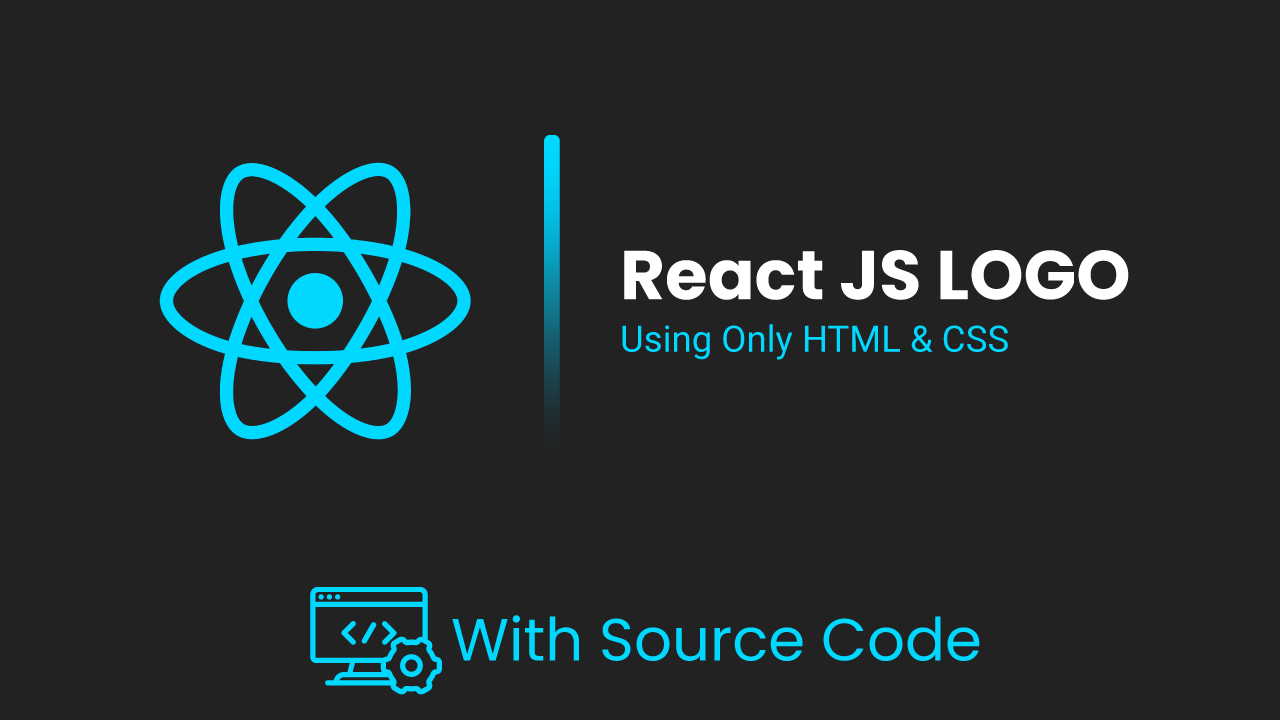React Js Logo Using Only Html And Css