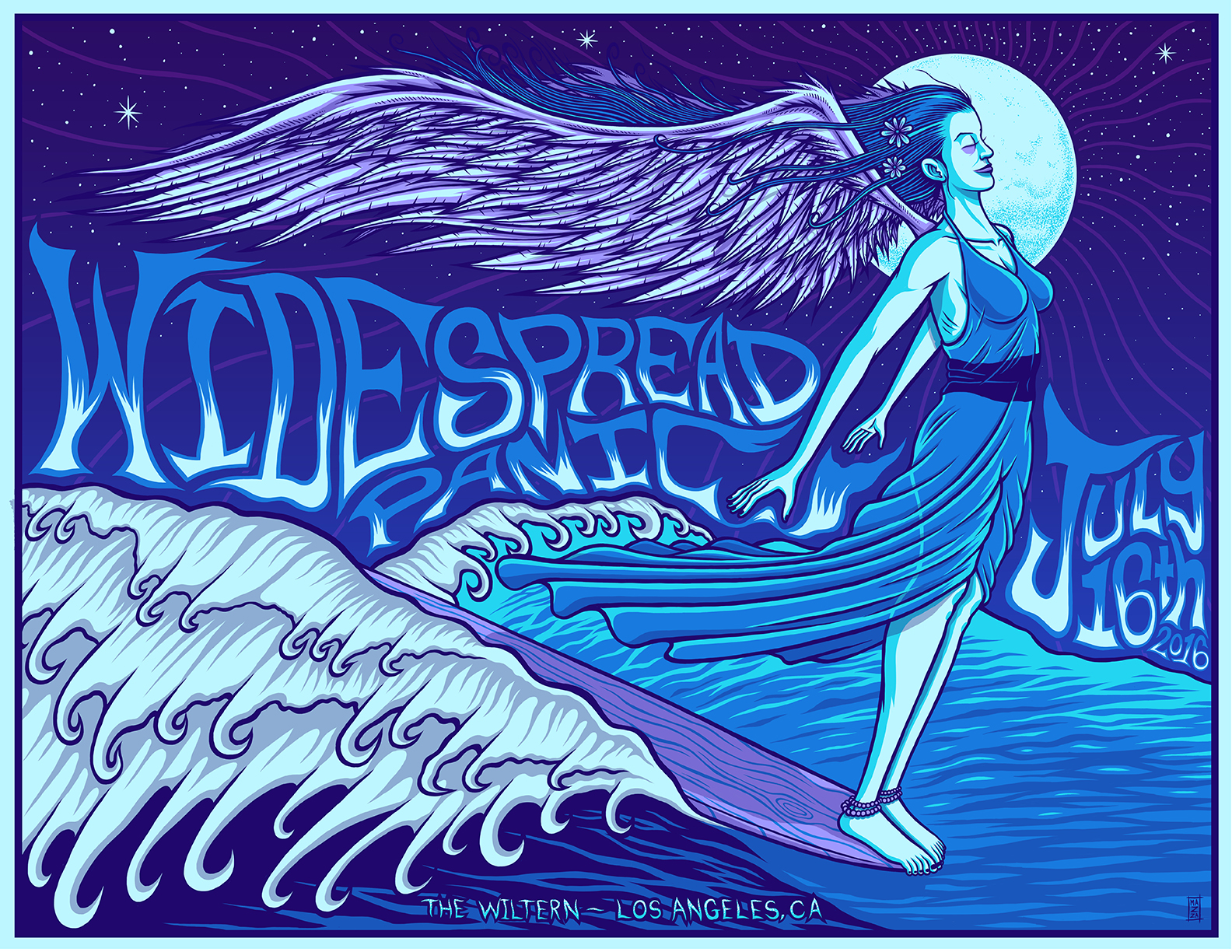 INSIDE THE ROCK POSTER FRAME BLOG: Jim Mazza Widespread Panic Los ...