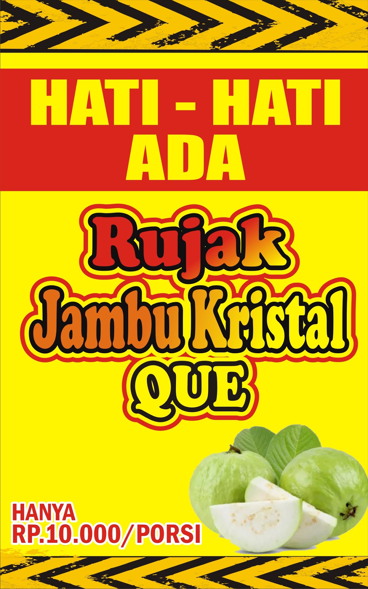 Download Contoh Banner Rujak Jambu Kristal - KARYAKU