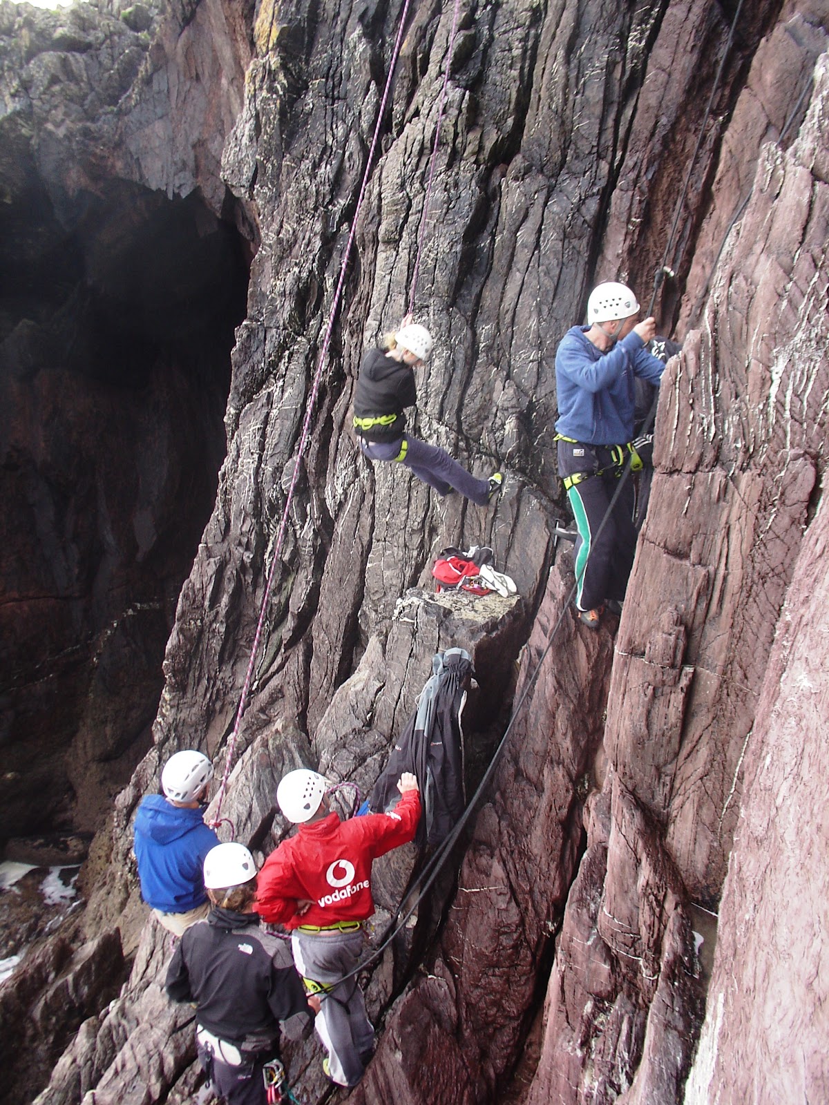 Todays Intro Rock Climbing Courses in Knockadoon Head, East Cork ...