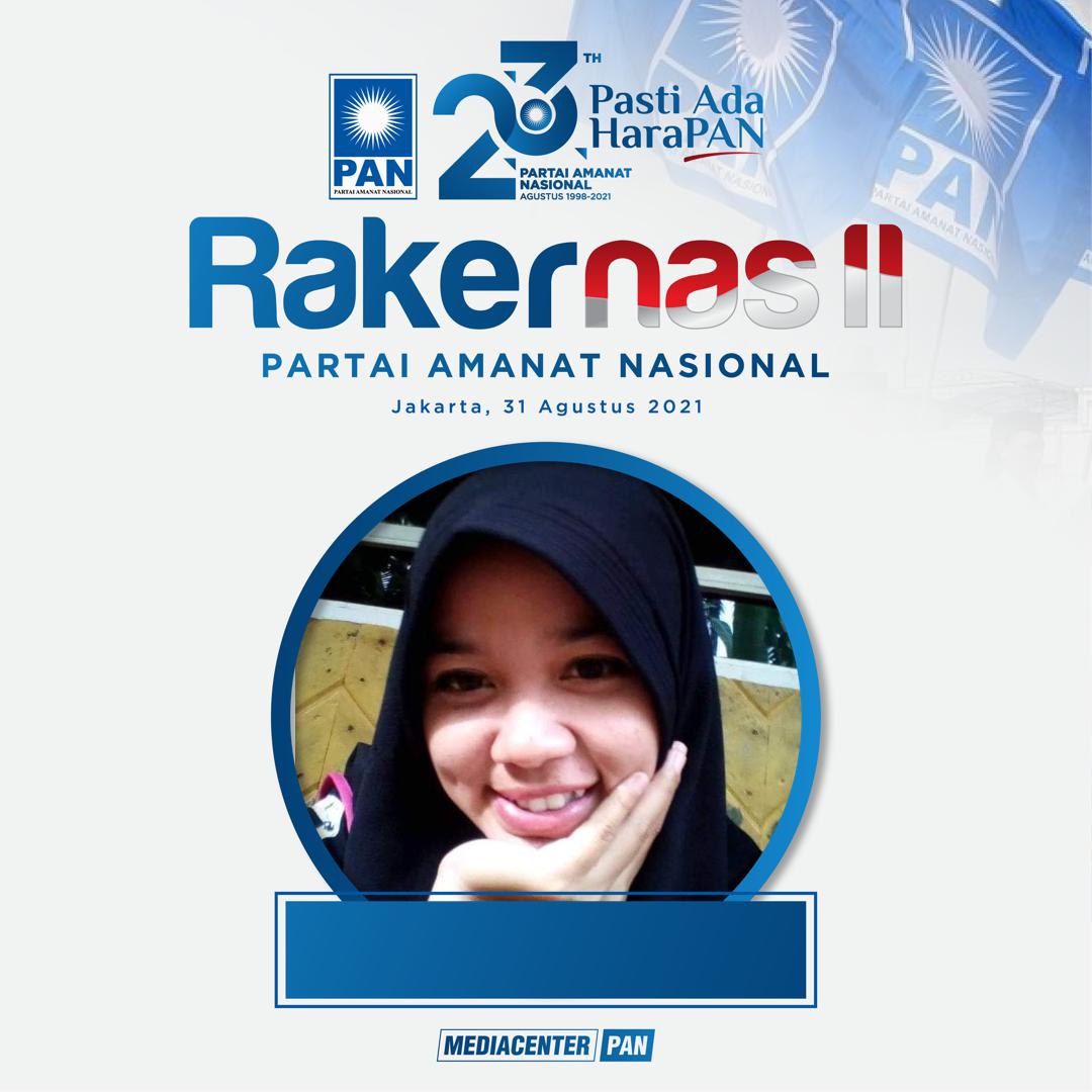 Twibbon Rakernas II PAN (Partai Amanat Nasional) 2021 - MEDIA BRITA RAKYAT