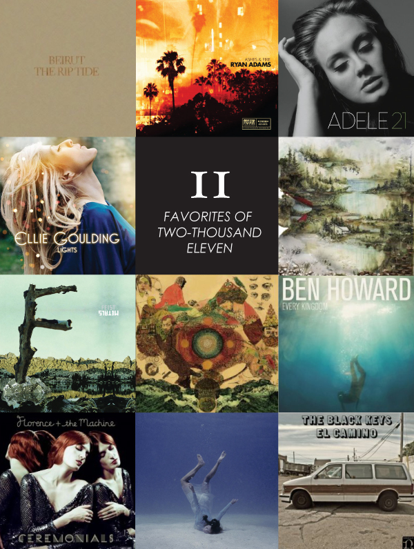 Black*Eiffel: Music Monday : Best Albums of 2011