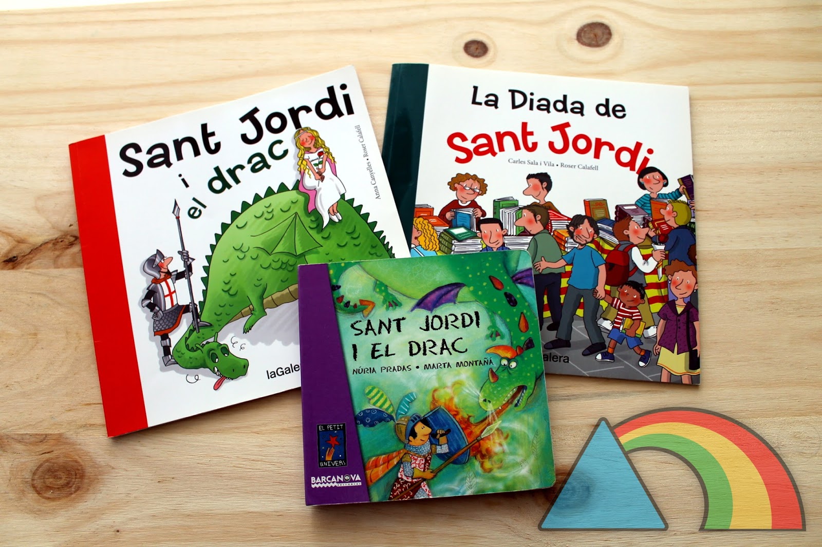 El Triángulo Arcoíris: 4 cuentos para niños sobre la leyenda de Sant Jordi