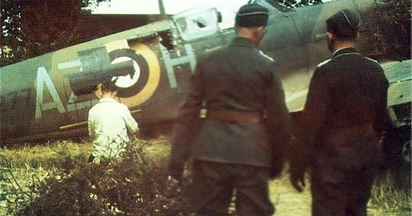 World War II in Color: The First Spitfire Captured by the Germans