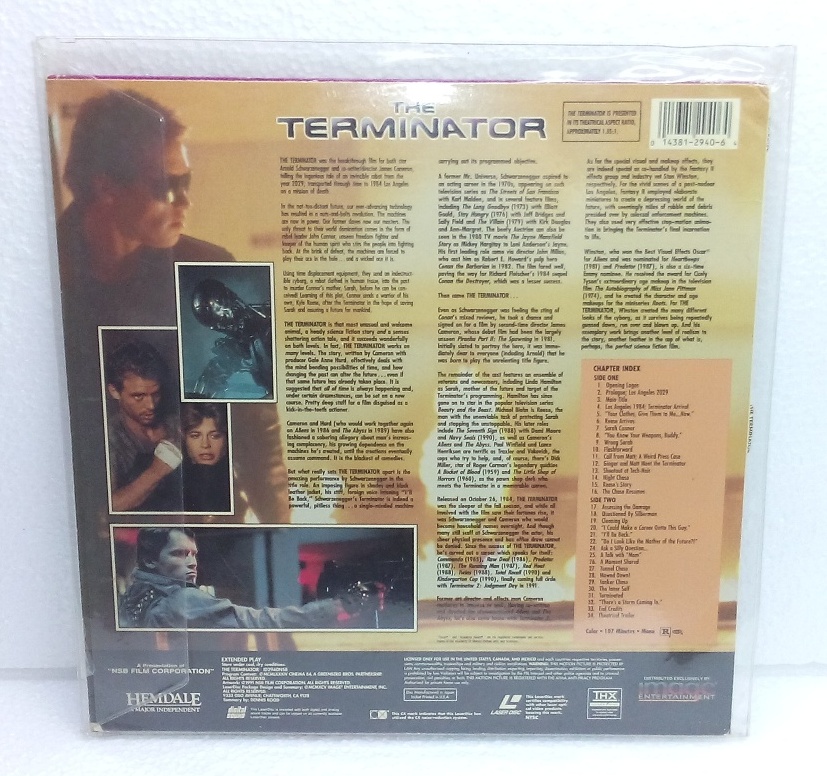 BARANG BARANG ELEKTRIK TERPAKAI DAN RARE: LASER DISC THE TERMINATOR (1 ...