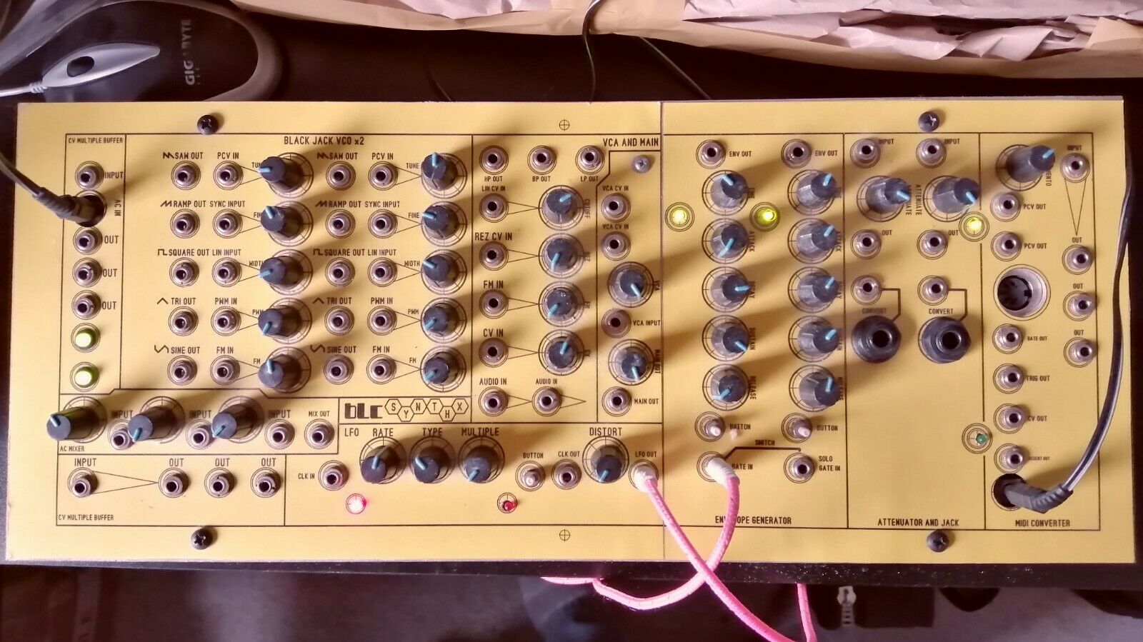 MATRIXSYNTH: Blue Lantern SynthX Semi-modular Synth