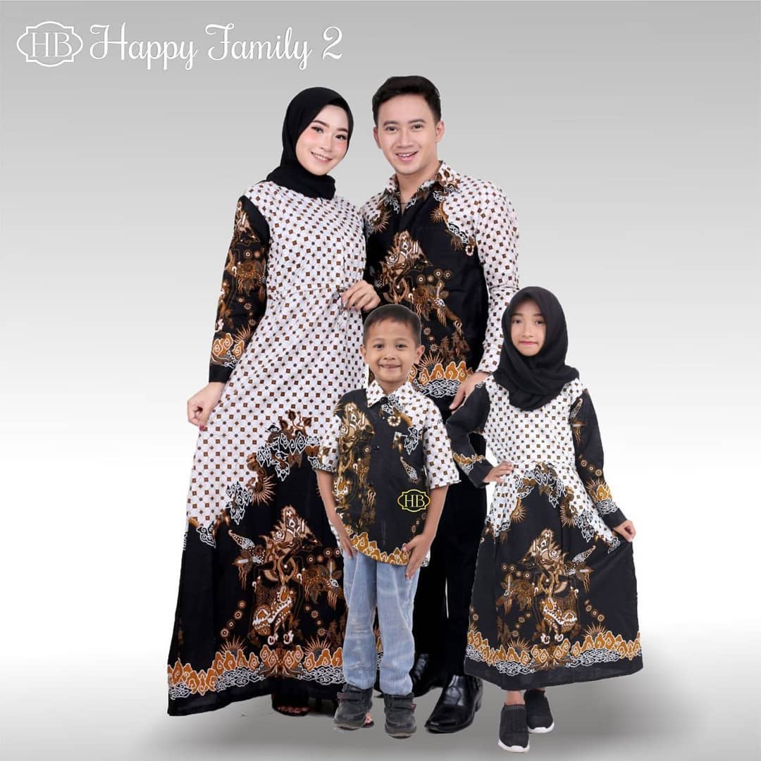 ukidding: Model gamis batik anak kombinasi polos terbaik 2020