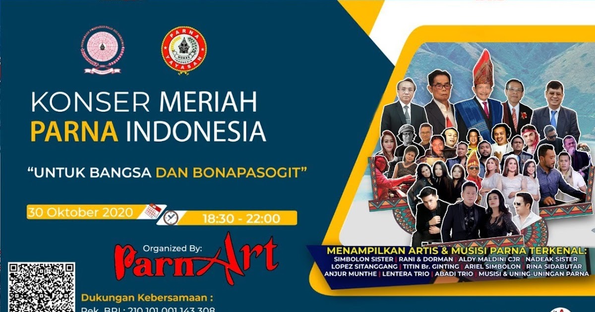 Konser Meriah Parna Indonesia Untuk Bangsa dan Bonapasogit