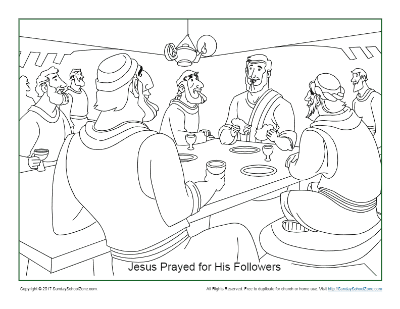 Jesus Disciples Coloring Page - Coloring Pages