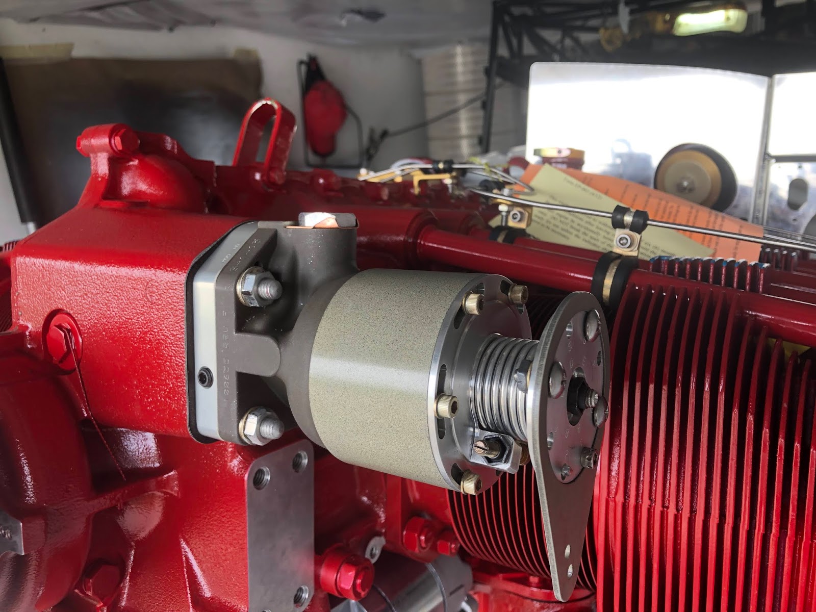 N6408C Bearhawk 4 Place Builders Log: Hanging the Engine