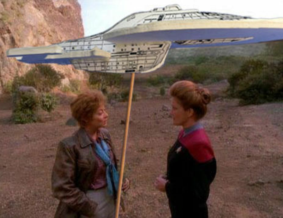 The Trek Collective: Voyager behind the scenes: Miniatures, concept art ...